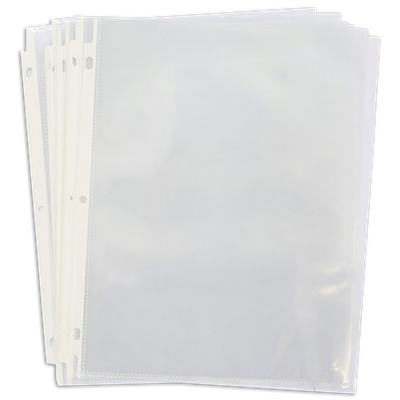 Universal™ Top-Load Poly Sheet Protectors, Standard Gauge, Letter ...